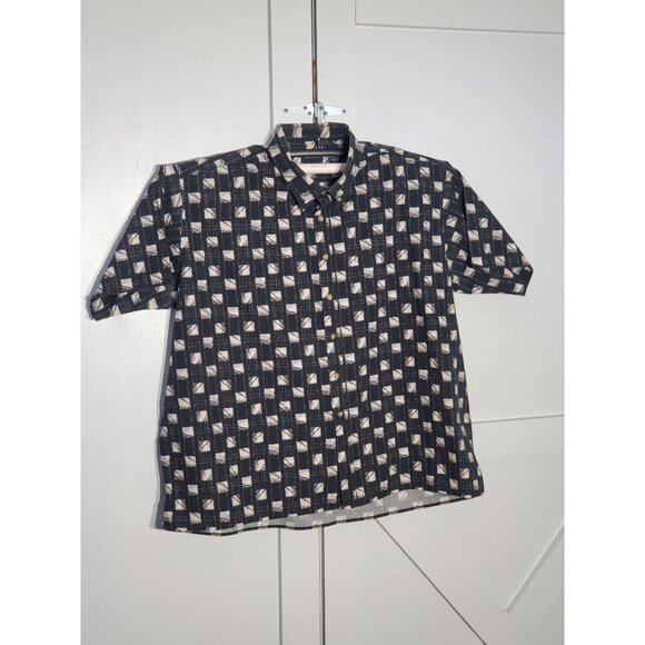 Harbor Bay | Shirts | Harbor Bay Shirt Color Black Short Sleeve Cotton ...